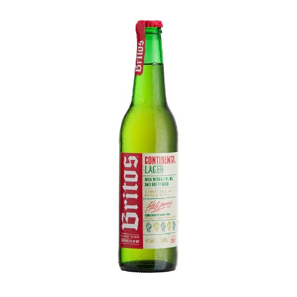 Britos Bulgarian Continental Lager Beer 500ml – Wine Delight