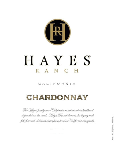 Hayes Ranch Chardonnay 750ml Winedelight.com – Wine Delight